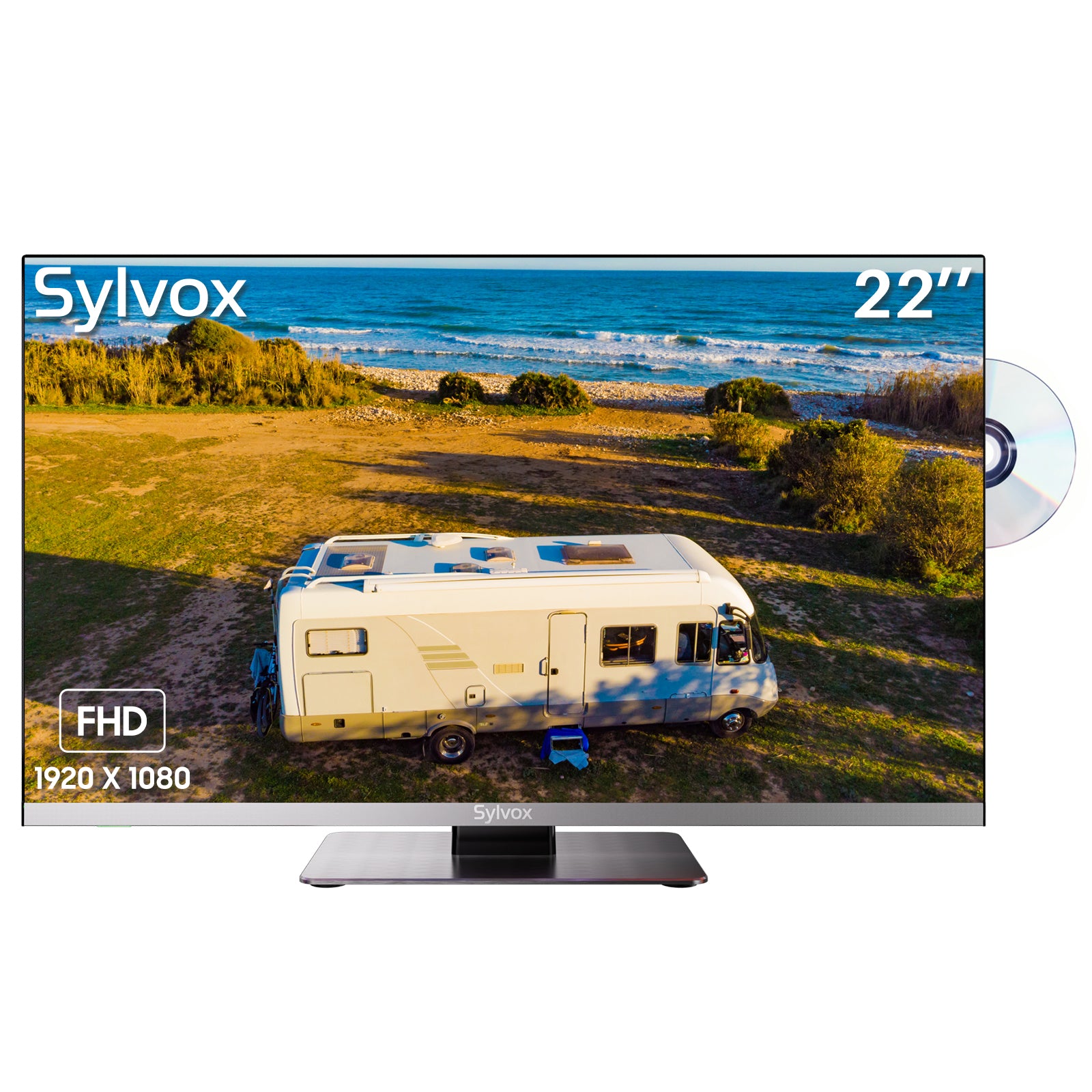 Sylvox Rechargeable Portable TV UK with Handle for home and On-the-go ...