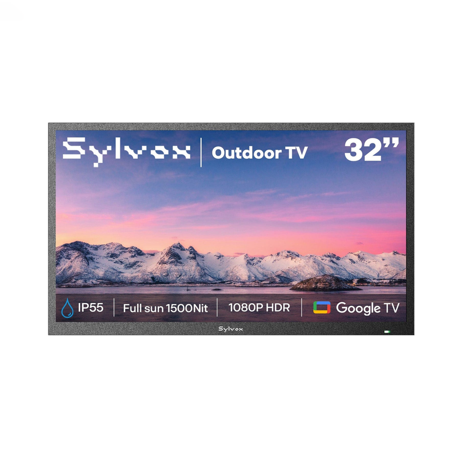 Sylvox 32" Full Sun Outdoor TV – Waterproof, 1500 Nits Bright – Sylvox UK