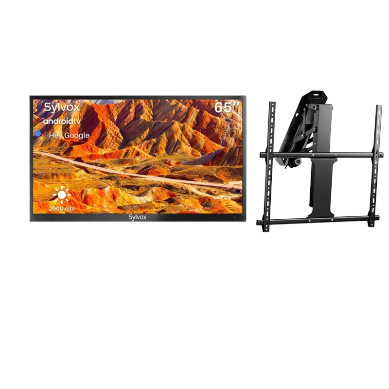 SYLVOX 65-Inch 2000Nit Outdoor TV for Full Sun (2023 Pool Pro Series ...